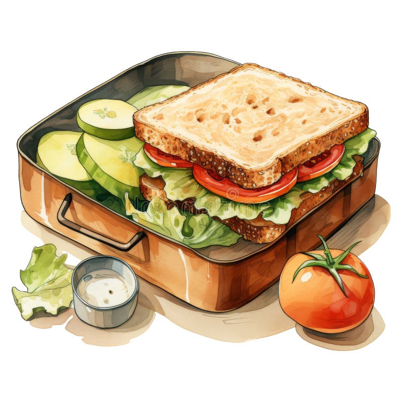 Colorful Stack of Lunch Boxes for Healthy Eating Stock Photo ...