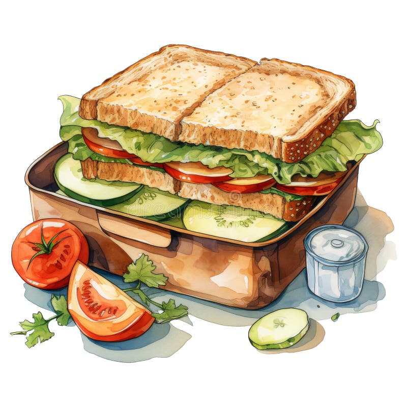 Colorful Stack of Lunch Boxes for Healthy Eating Stock Image ...