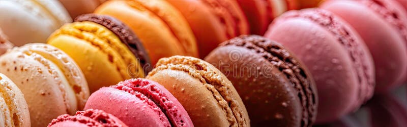 Colorful Stack of Macaroons Stock Illustration - Illustration of ...
