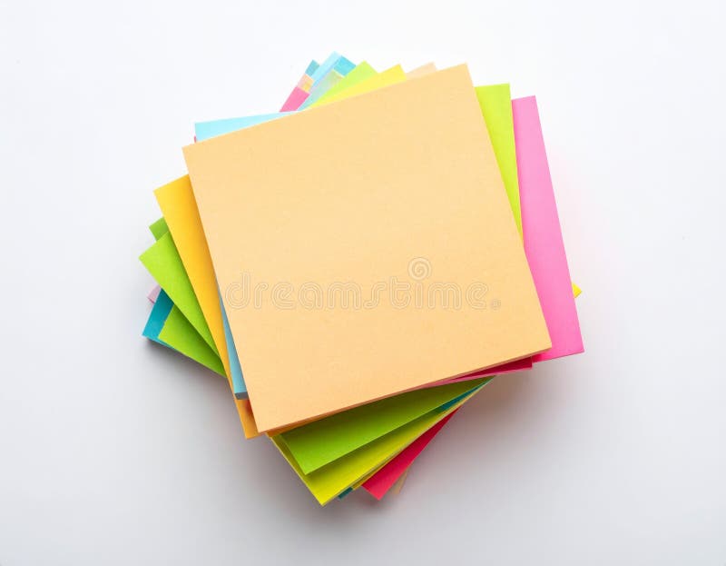 Colorful Stack of Paper, Vibrant Hues for Creative Projects and Designs ...