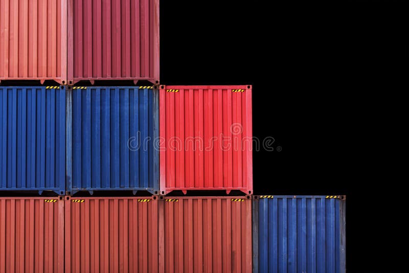 Stack Pattern of Cargo Shipping Containers Stock Image - Image of ... Stack Pattern of Cargo Shipping Containers Stock Image - Image of ...