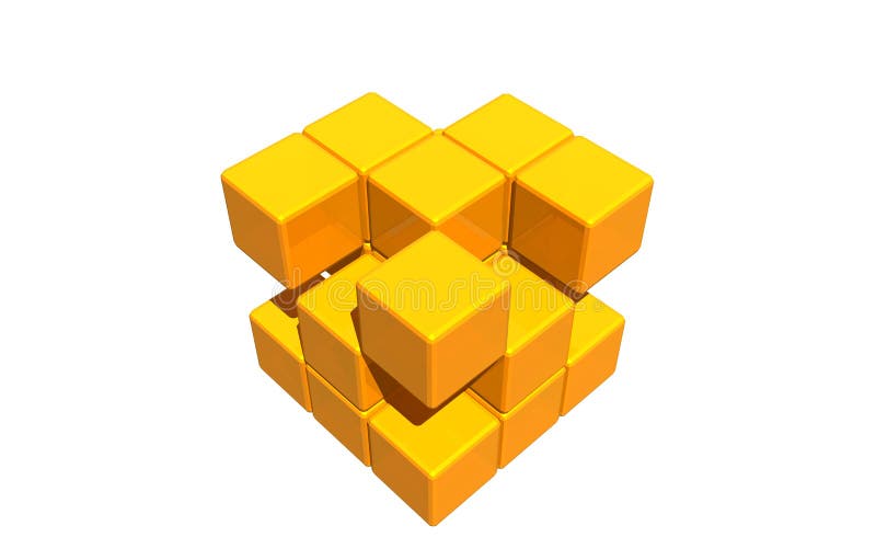 Colorful Stacked Cargo Containers Stock Illustration - Illustration of ...