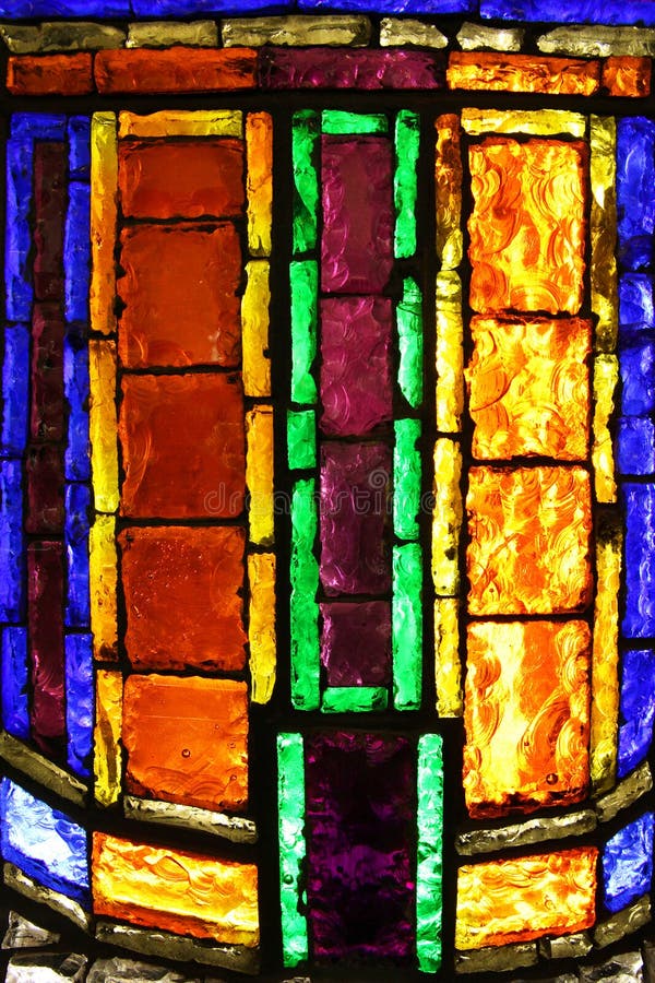 Colorful Stained Glass Closeup Stock Photo - Image of design, beautiful ...