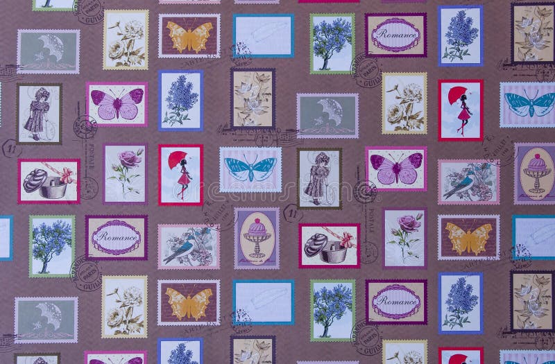 Colorful stamp background stock illustration. Illustration of create ...