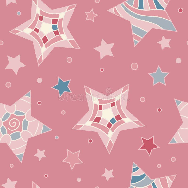 Colorful Star and Circle Texture Stock Vector - Illustration of green ...