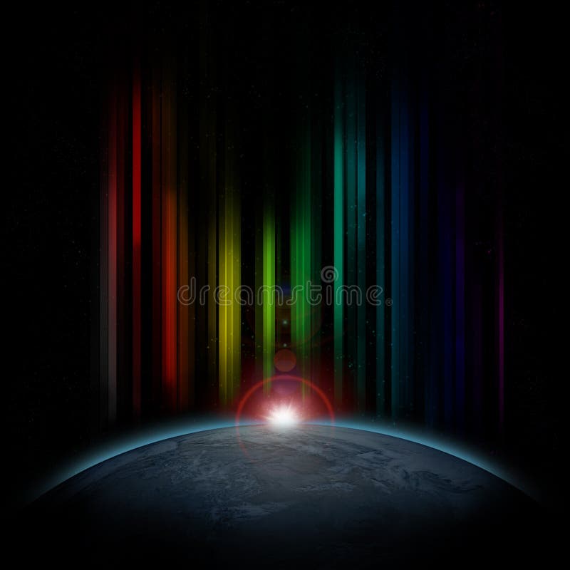 Colorful Star Lights stock illustration. Illustration of light - 31182244
