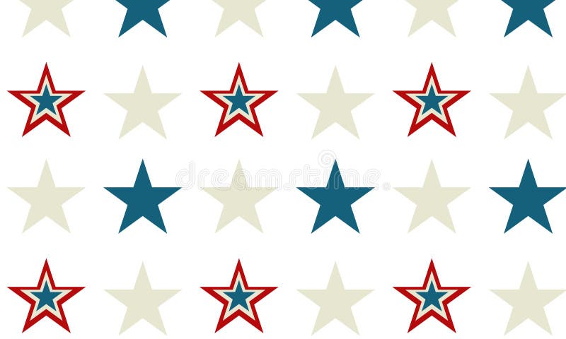 Colorful Star Pattern with Red and Green Outlines on White Background ...