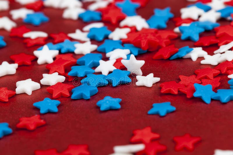 Colorful Star Shaped Candies for Decorating Stock Image - Image of ...