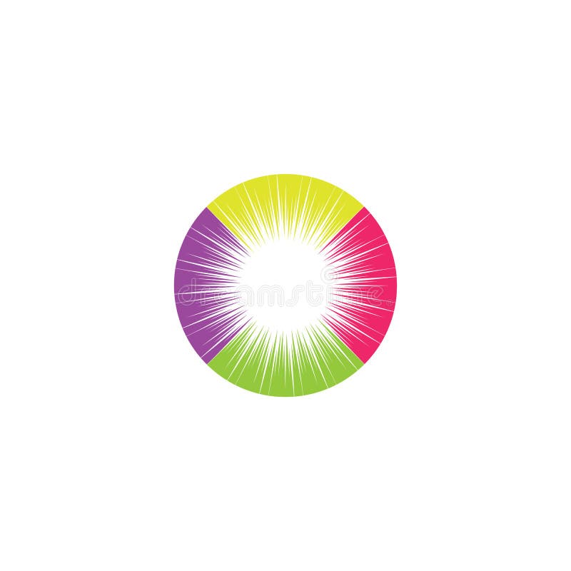 Colorful Star Sun Logo Vector Design Element Stock Vector ...
