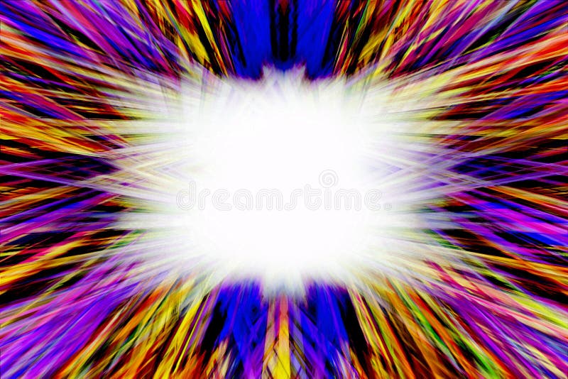 Colorful Starburst Background Stock Illustration - Illustration of ...