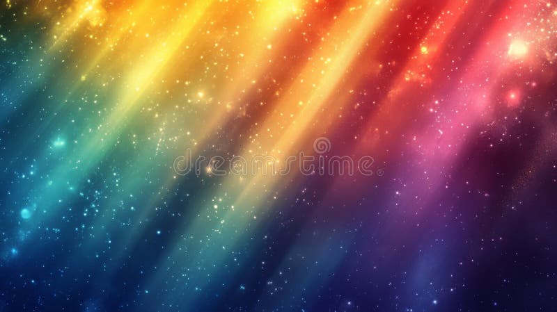 Colorful Starry Cosmic Abstract Background Stock Illustration ...