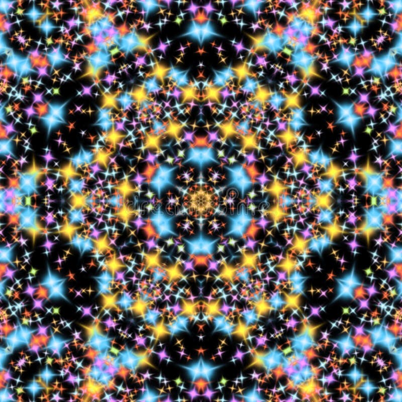 Colorful Stars Abstracts Blurs Party Backgrounds Stock Illustration ...