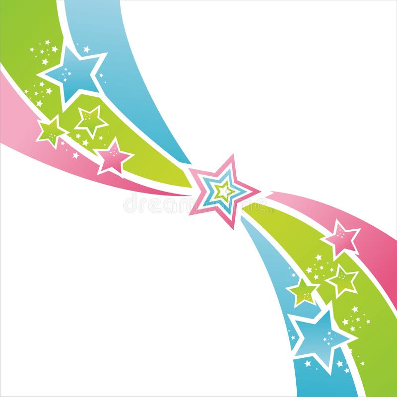 Colorful stars background stock vector. Illustration of cute - 21434878