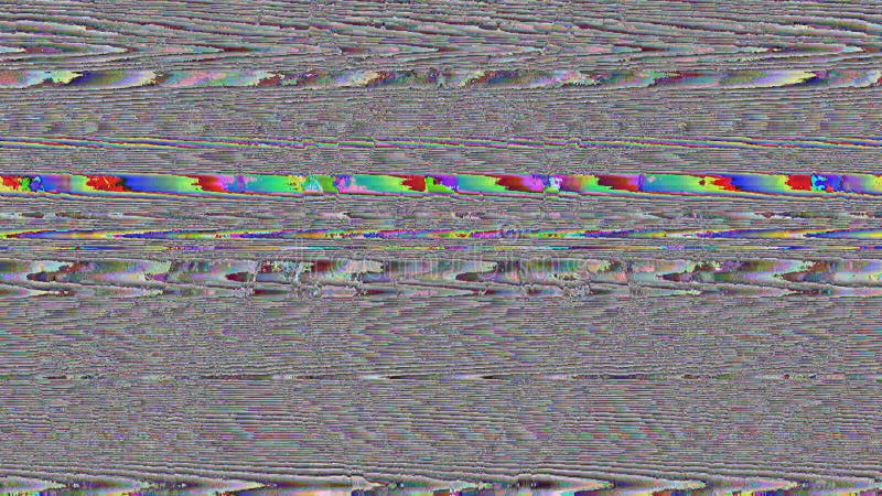 Colorful Static Noise, Reminiscent of Old VHS Tape Quality. Stock ...