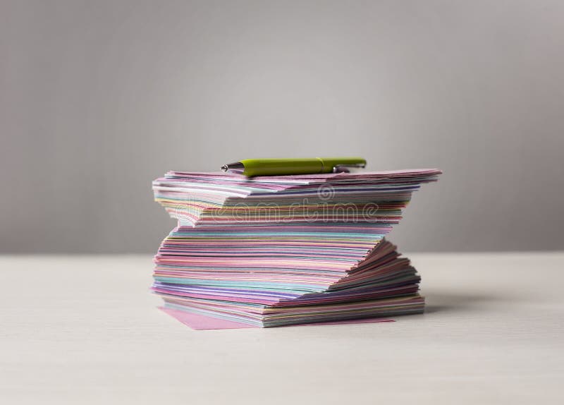 Stack of colorful stickers stock photo. Image of cactus - 105199150