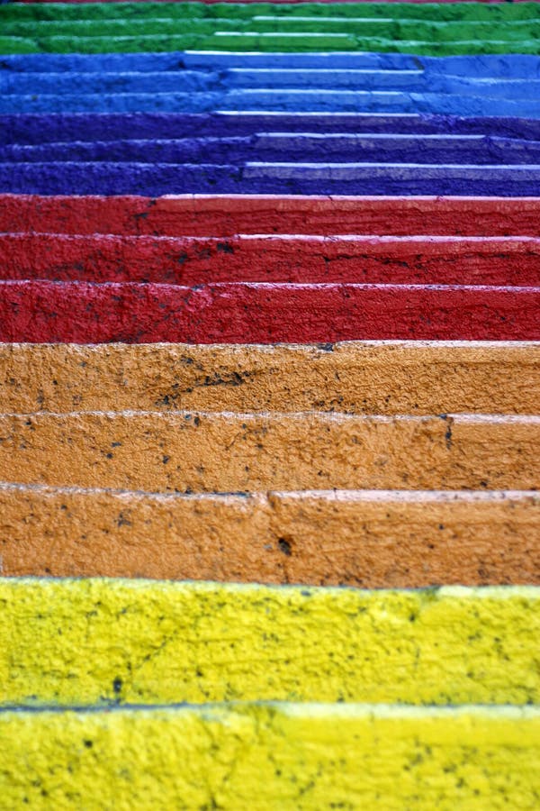 Colorful steps stock image. Image of color, decoration - 43501339