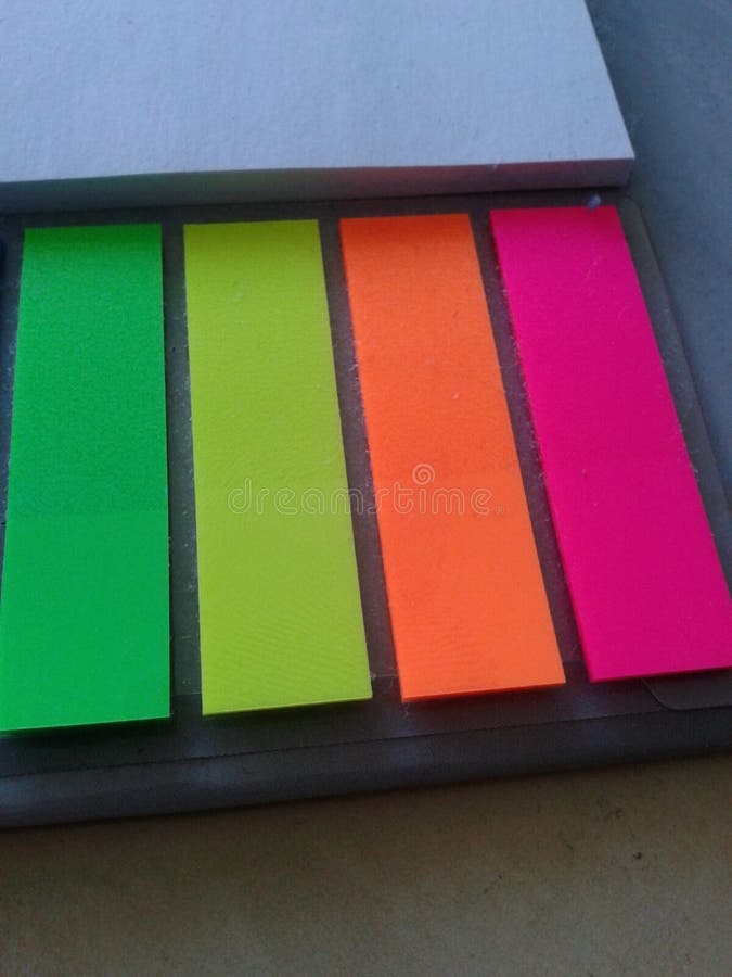 Colorful stickers stock image. Image of marking, office - 42793451