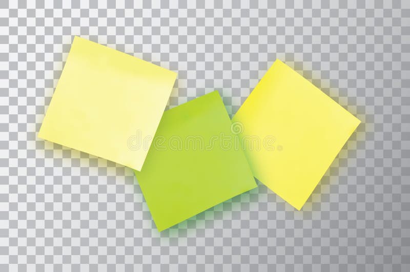 3 Colorful Sticky Note. Template for Your Projects Stock Vector ...