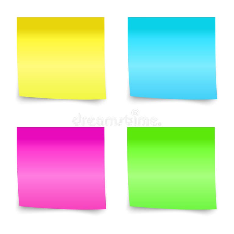 Sticky Note Vector Stock Illustrations – 27,808 Sticky Note Vector ...