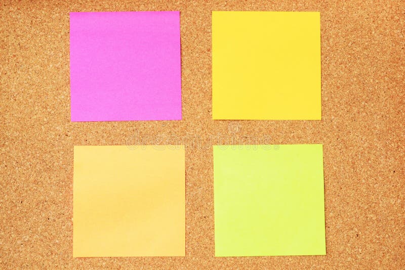 Colorful sticky notes stock photo. Image of reminder - 29693408