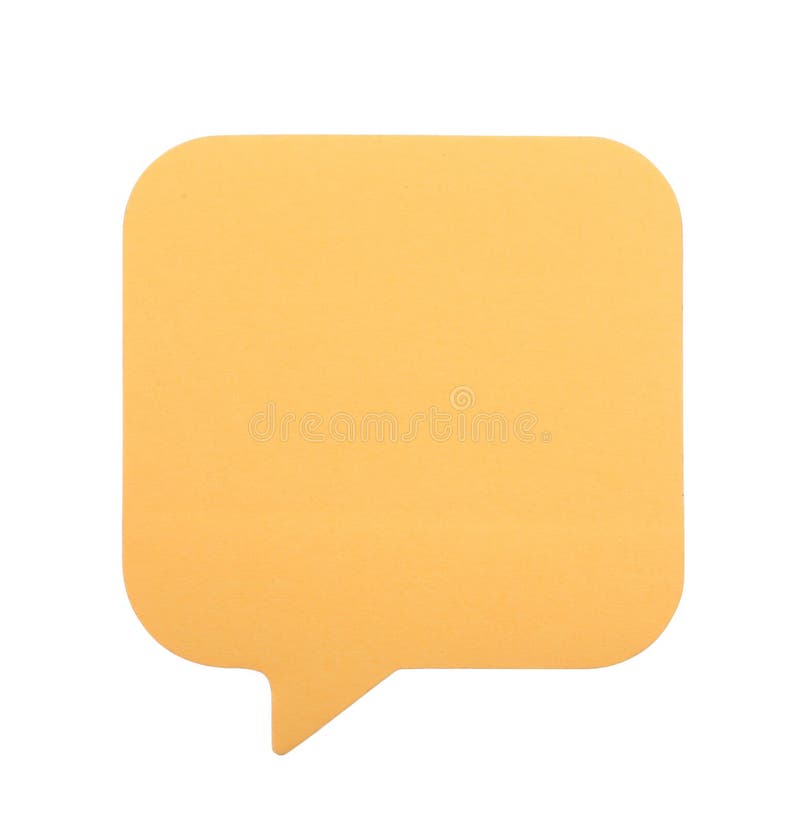 Colorful Sticky Notes Isolated on White. School Stationery Stock Photo ...