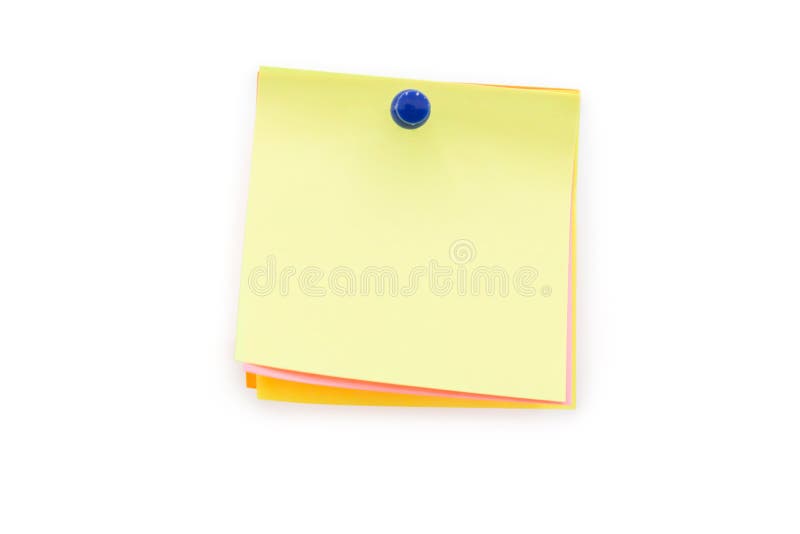 Notes with Push Pins on Cork Board Office Business Stock Photo - Image ...