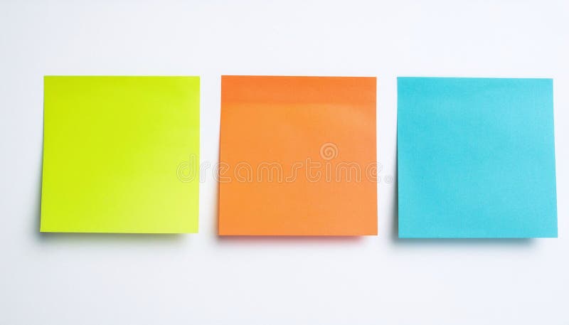 Colorful Sticky Notes on White Background Creating a Vibrant and ... Colorful Sticky Notes on White Background Creating a Vibrant and ...
