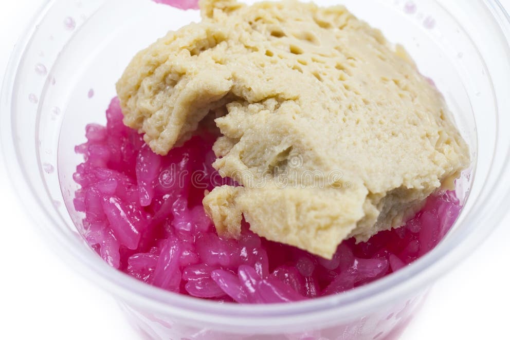 Colorful Sticky Rice stock photo. Image of cuisine, custard - 221647254