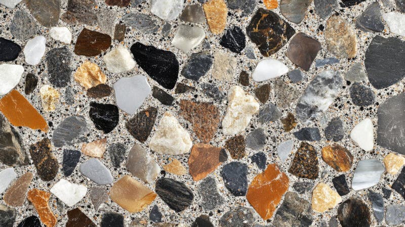 Colorful Stone Aggregate Texture Background Stock Illustration ...