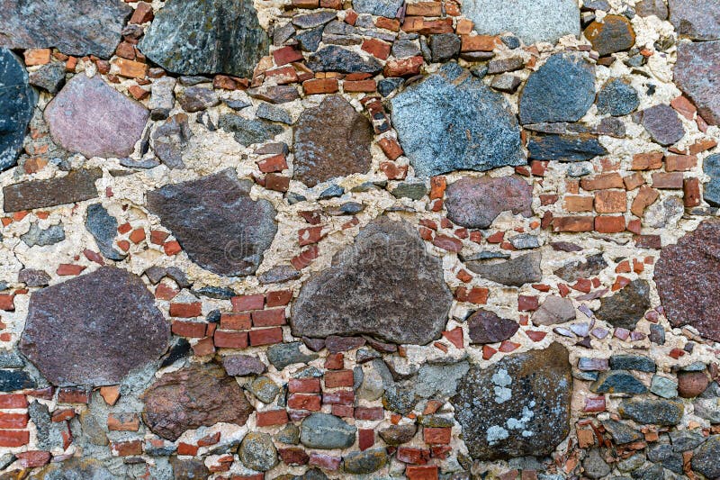 Colorful Stone and Brick Wall Texture Showcasing Natural Materials in a ...