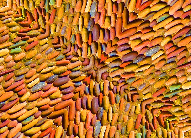 Colorful Stone Pattern Texture Stock Image - Image of brick ...