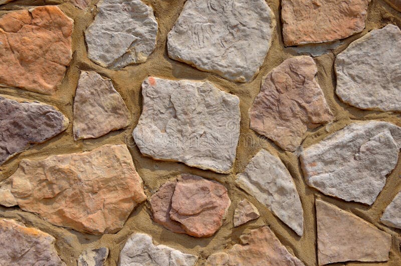 Colorful stone rock wall stock image. Image of color - 71885067