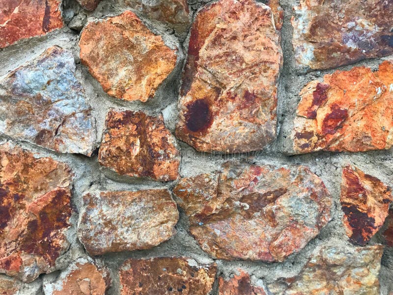 Colorful stone wall stock image. Image of stone, pieces - 97152953