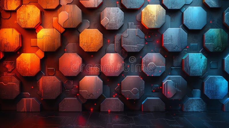 Colorful Stone Wall with a Textured Pattern, Featuring a Closeup of ...