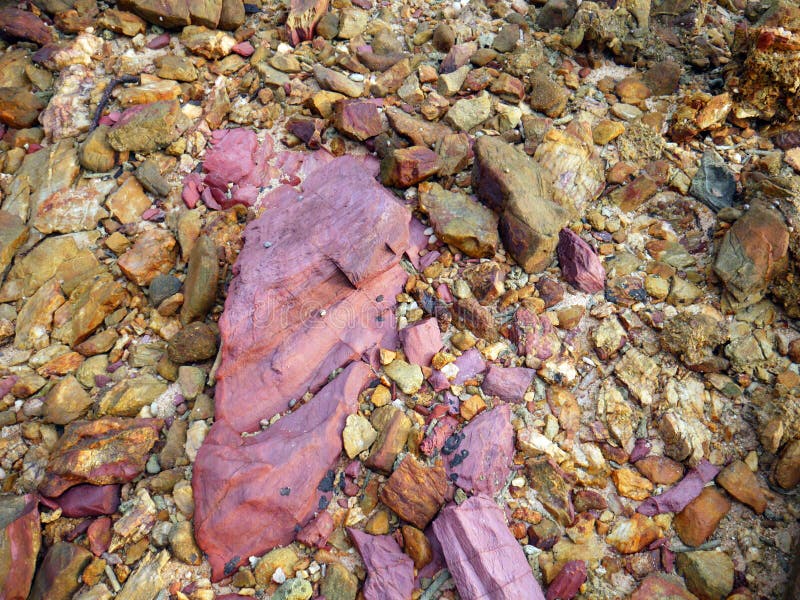 Colorful Stone Wallpaper Mixed Sizes Stock Photo - Image of landscaping ...