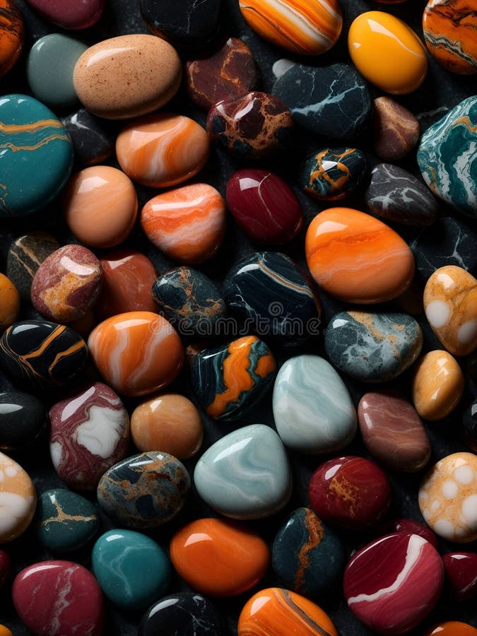 Colorful Stones, Stone Backgrounds for Card Stock Image - Image of wood ...