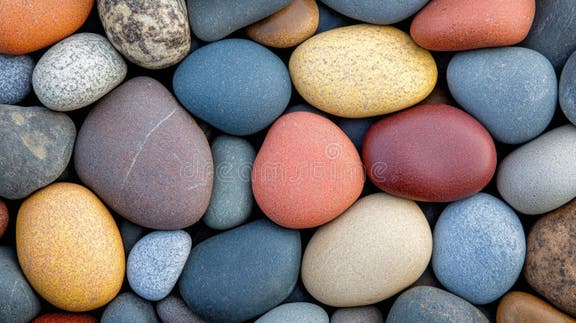Colorful Stones Texture Background Stock Illustration - Illustration of ...