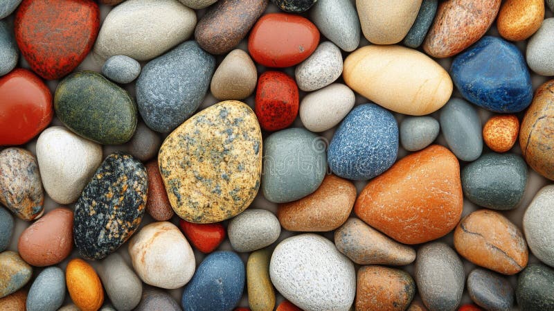 Colorful Stones Texture Background Stock Illustration - Illustration of ...