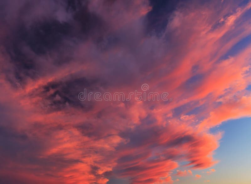 Colorful storm cloudscape stock image. Image of force - 44162019