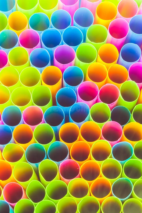 Colorful Straw for Background Stock Photo - Image of circle, multi ...