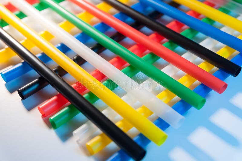 COLORFUL STRAW stock image. Image of depth, straw, line - 42829049