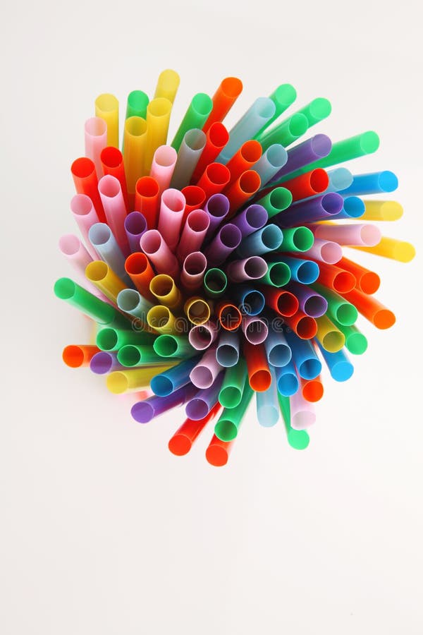 Colorful straw stock image. Image of closeup, plastic - 84066743