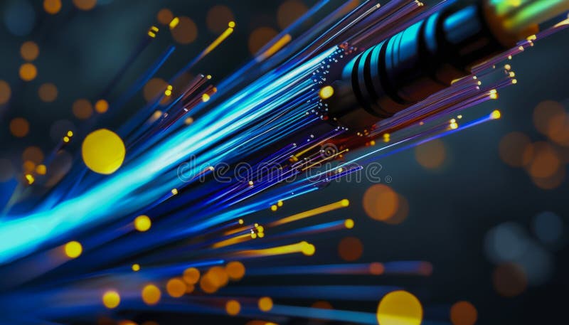 Colorful Streams of Light Create a Dynamic Visual Display with ...