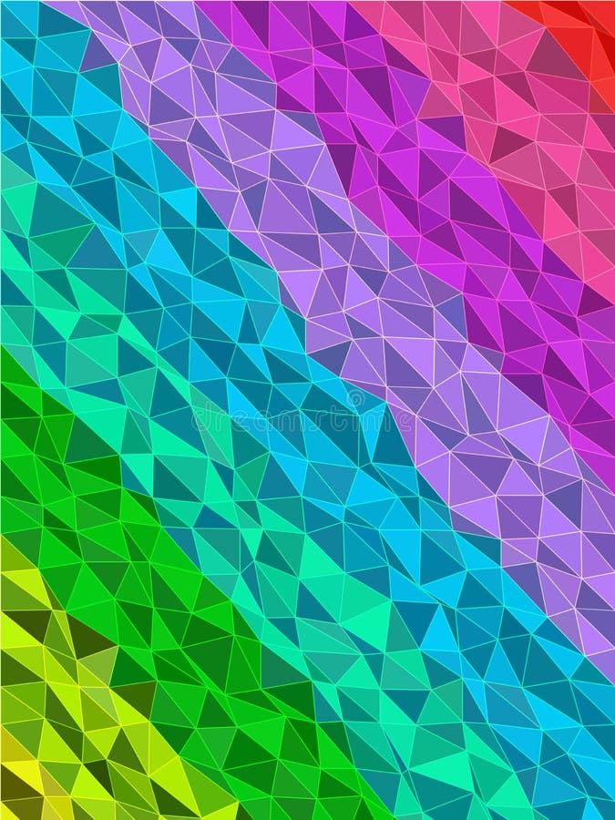 Triangles Pattern with Color Shade of Blue and Little Line Stock Vector ...