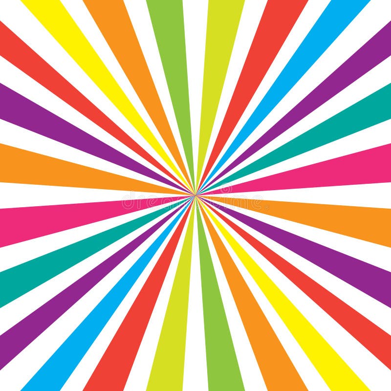 Colorful Stripe on White Background Stock Vector - Illustration of ...