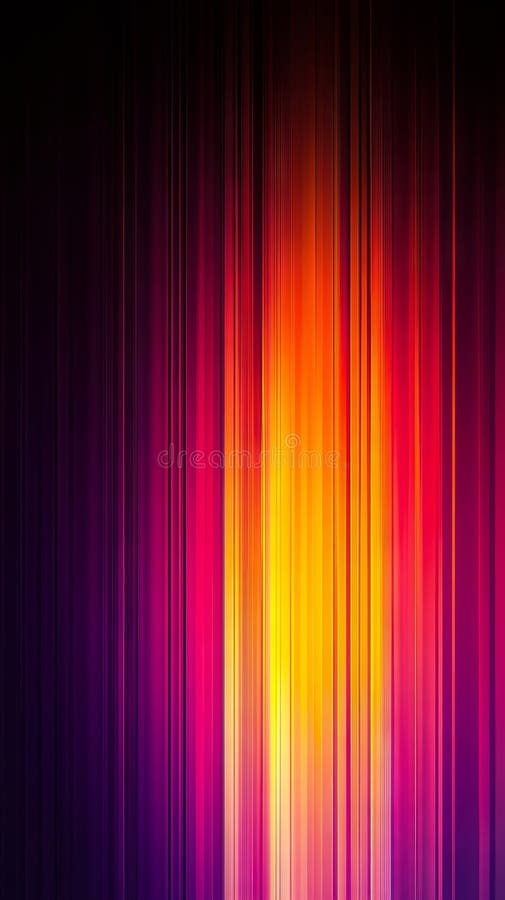 A Colorful Striped Background with a Black Background Stock Photo ...