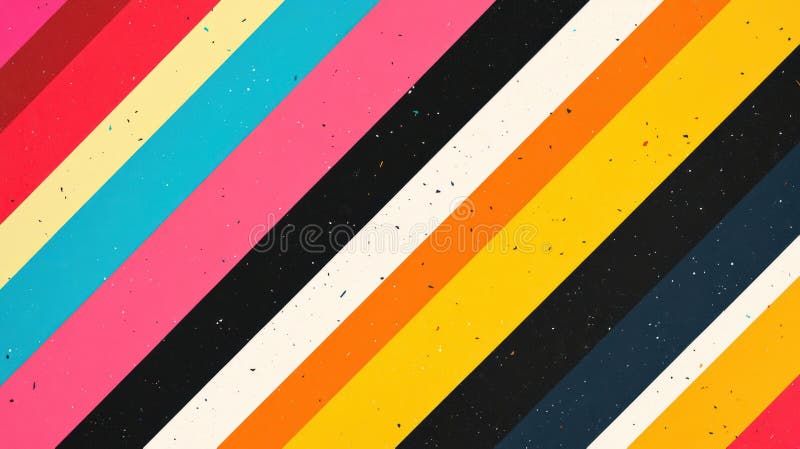 Colorful Striped Background, Vibrant Background Featuring Colorful ...
