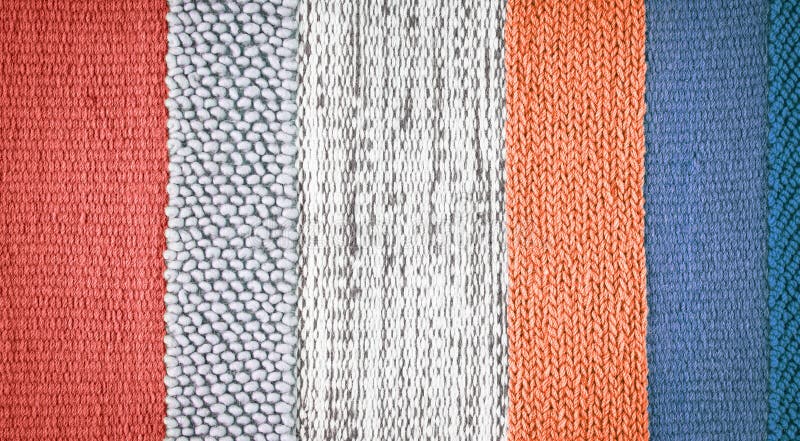 Colorful Striped Carpet As Background. Banner Design Stock Photo ...