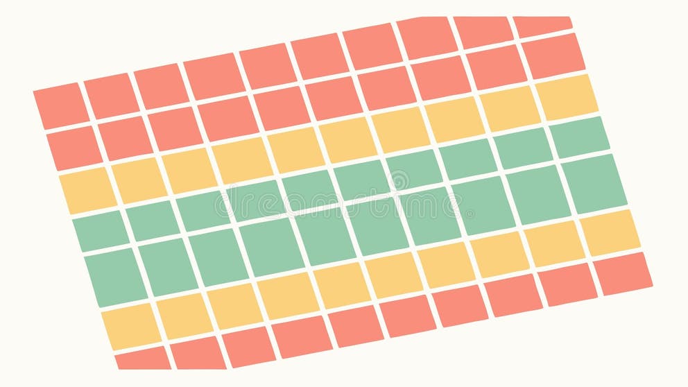 Colorful Striped Pattern of Rectangular Blocks, Vibrant Background ...