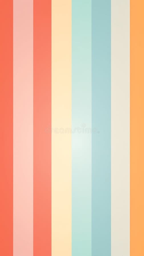 A Colorful Striped Wallpaper with Different Colors Stock Image - Image ...